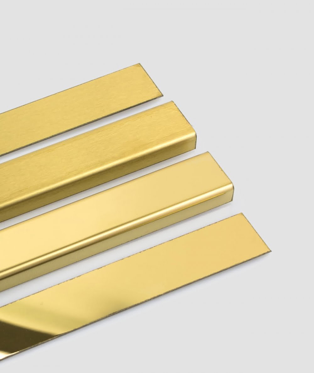 U Shape Stainless Steel Wall Profiles - Janan Homes